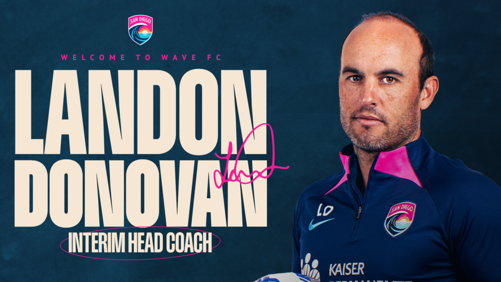 San Diego Wave FC Names Landon Donovan Interim Head Coach - San Diego ...