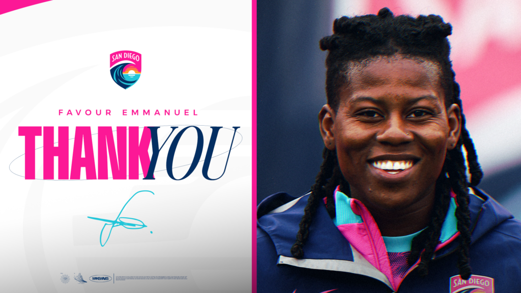 San Diego Wave Fc And Midfielder Favour Emmanuel Agree To Mutual