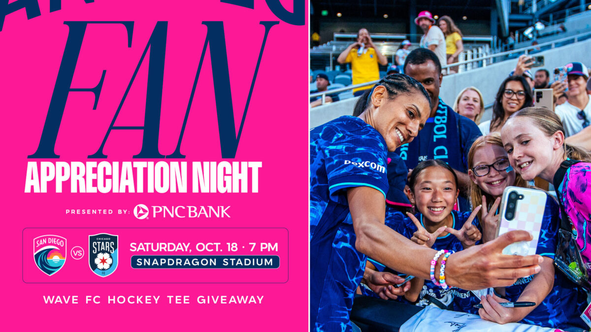 San Diego Wave FC Announces Details for Fan Appreciation Night ...